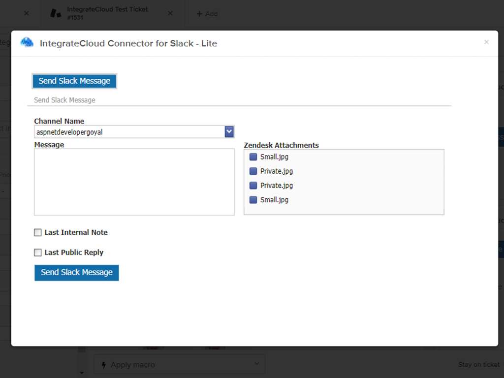 Slack Integration By IntegrateCloud App Integration with Zendesk Support